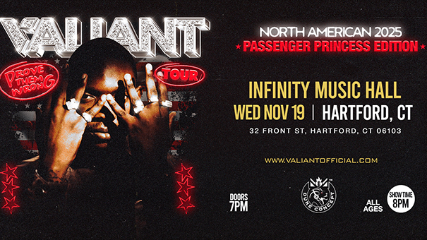 Valiant in Hartford, CT (11/19/2025) - Infinity Music Hall